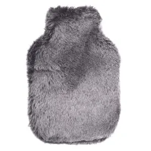 OWEN BARRY Sheepskin Hot Water Bottle Cover Graphito - Grey
