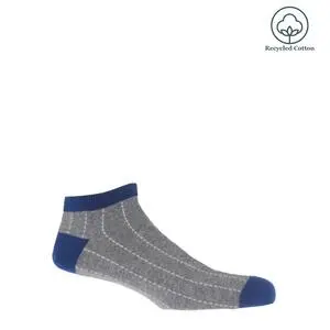 PEPER HAROW - MADE IN ENGLAND Dash Trainer Socks - Grey