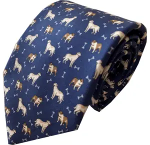 LAZYJACK PRESS Hair Of The Dog Tie - Blue