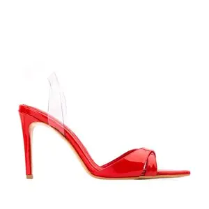 GINISSIMA Thea Bloody Patent Leather Sandals - Red