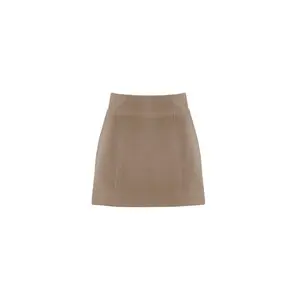 VESTIAIRE D'UN OISEAU LIBRE Neutrals Cashmere Mini Skirt - Beige