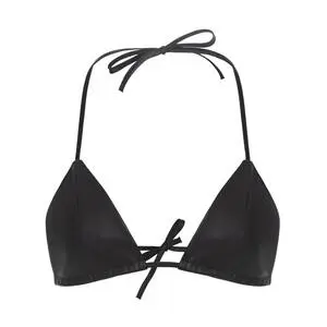 SEROTONINN Velvet Bra Top - Black