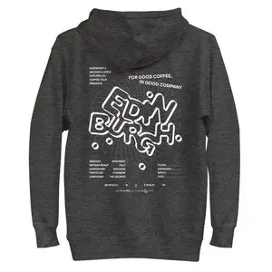 ANCHOR & CREW X Gustatory Embroidered Cotton Blend Hoodie - Black