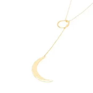 LES REINES Sea Sparkle Minimalist Necklace 24k Plated - Gold