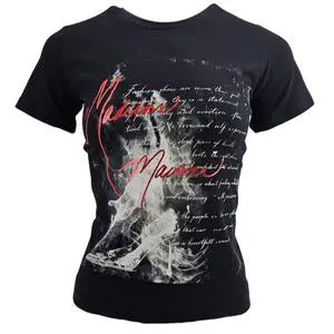 MADISON MAISON Graphic T-shirt With Red Script Logo