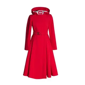 RAINSISTERS Fitted And Fla Design Coat: Queen Of Hearts - Red