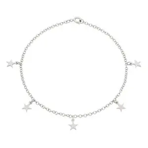 POSH TOTTY DESIGNS Sterling Star Station Bracelet - Silver