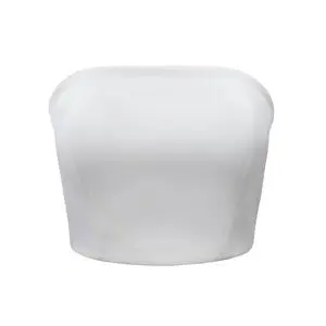 RIVIERA SOIRÉE Olivia Satin Strapless Top - White