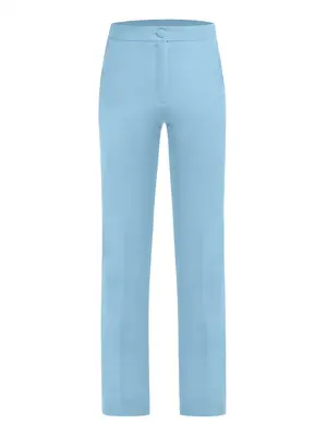TIA DORRAINE Tailored Straight-leg Trousers Light