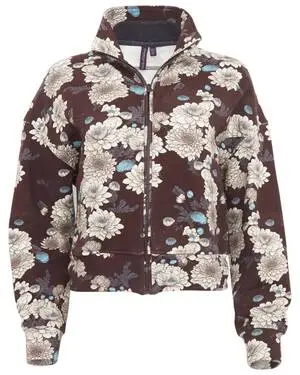 LORDS OF HARLECH Floral Zip-up Jacket - Black