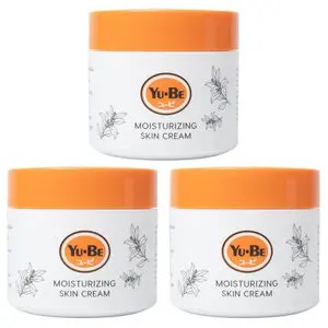 YU-BE, INC. Moisturizing Skin Cream Jar Trio - Orange