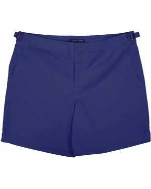 LORDS OF HARLECH Pool Oxford Swim Short Navy - Blue