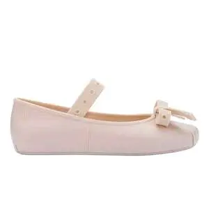 Melissa Neutrals Sophie Crush Ballet Flat - Beige