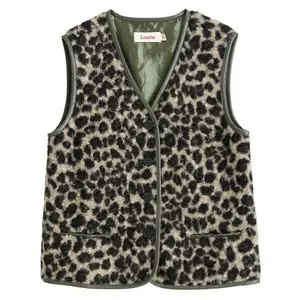 LOUCHE Chris Animal Print Gilet