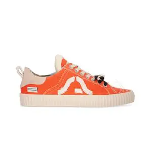 SPRINGA | UNIQUE VULCANIZED SNEAKERS ITALIAN HANDMADE Wavy Olona Red Sneakers - Orange