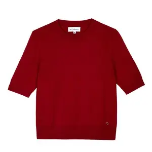 BEL CASHMERE Roma Cashmere Sweater Burgundy - Red