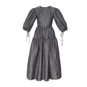 KAROLINA OZOLINSIUTE Textured Jacquard Maxi Dress