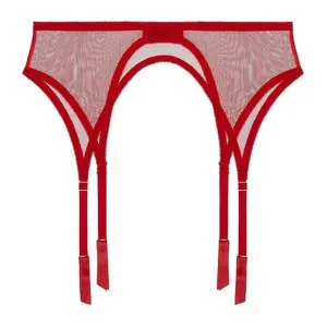 JOURNELLE Odette Classic Suspender Scarlet - Red