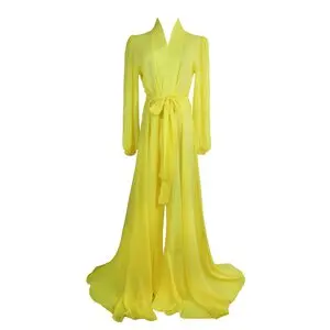 AK ROYALTY RESORTWEAR Alexis Beach Gown Sunny - Yellow