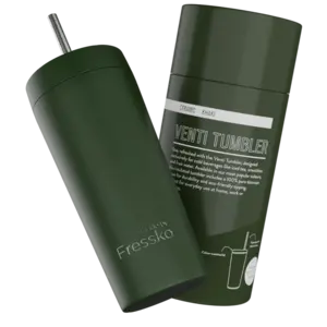 Fressko Venti 600ml/20oz Tumbler, Ceramic Khaki - Green