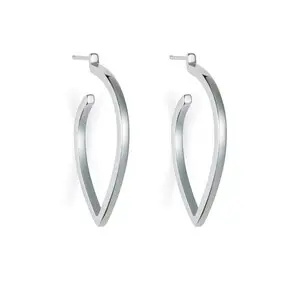 TOOLALLY Loop Earrings Large Sterling - Silver