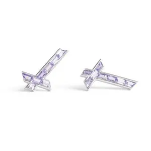 KASUN LONDON Lucky Star Earrings - December - Tanzanite - Silver
