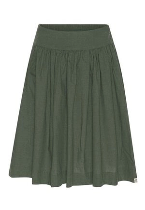 GROBUND Svala Skirt The Short One In Melange - Green