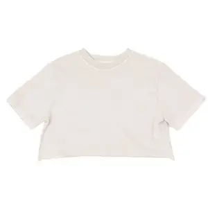 ARIKO Sandstone Beach Crop Tee - White