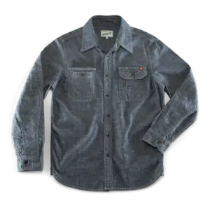 &SONS TRADING CO Luke Shirt Dark Chambray - Blue
