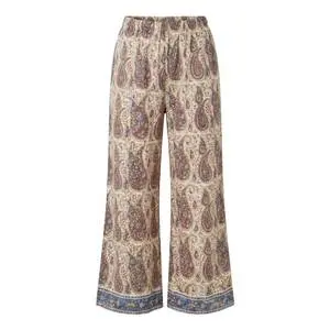 Adrift Clothing Kalamkari Print Relaxed Wide Leg Trousers