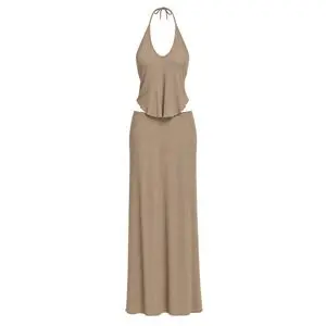 Sab Studio Olivia Maxi Skirt - Brown