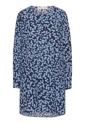 GROBUND Johanne Tunic The One In With Flowers - Blue