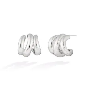 SHABELLA NYC Trezzi Earrings - Silver