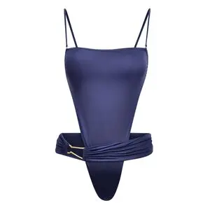 BIANCA RESORTWEAR Aria Swimsuit In Charcoal Blue