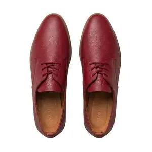 WOMADS Burgundy Vintage Oxfords - Red