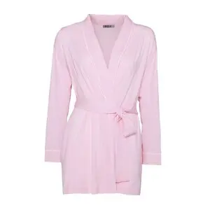 REVE SLEEPWEAR Tencel Robe In Blush
