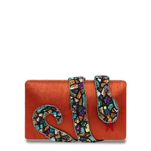 SIMITRI Spice Kaa Clutch - Orange