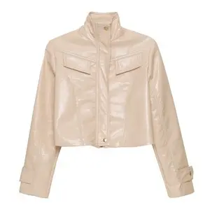 PALOMA LIRA Neutrals Spacegirl Jacket - Brown/yellow