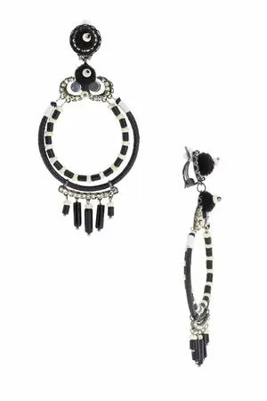 Saachi Gatz Clip-on Statet Earring - Black