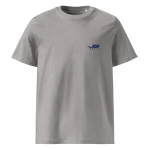 ANCHOR & CREW Organic Cotton Embroidered T-shirt - Grey