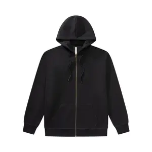 KNOWN SUPPLY 100% Organic Cotton Zip Hoodie - Black
