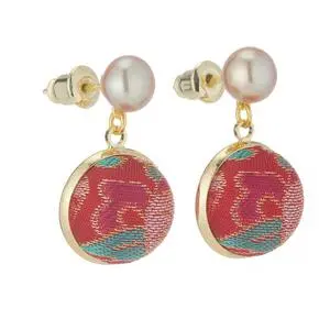 Soft Strokes Silk Earrings