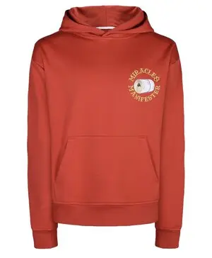 MIRACLES MANIFESTER Good Luck Embroide Hoodie - Red