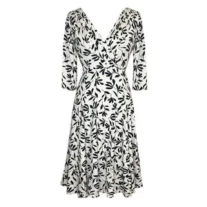 ALIE STREET LONDON Monochrome Annie Dress - Black