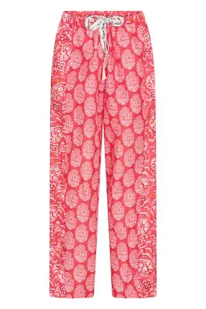 NOLOGO-CHIC Mix Match Cosmos & Bonbon Trousers Cotton Multi - Pink