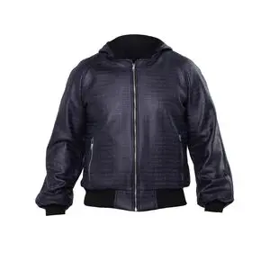 METAMORPHOZA S Croc-effect Bomber Jacket