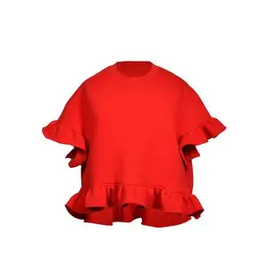 IOANA CIOLACU Peony Blouse - Red