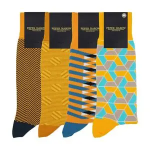 PEPER HAROW - MADE IN ENGLAND Luxury Sock Bundle - Yellow