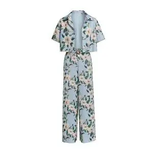 NUR KARAATA Tropic Twist Co Ord Set - Blue