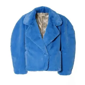 AGGI BY HALEWSKI Faux Fur Gigi Azure - Blue